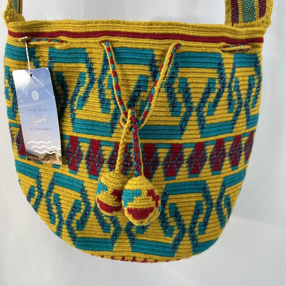 Wayuu Tribe | Bags | Nwt Wayuu Mochica Authentic Colombia Handmade Boho ...